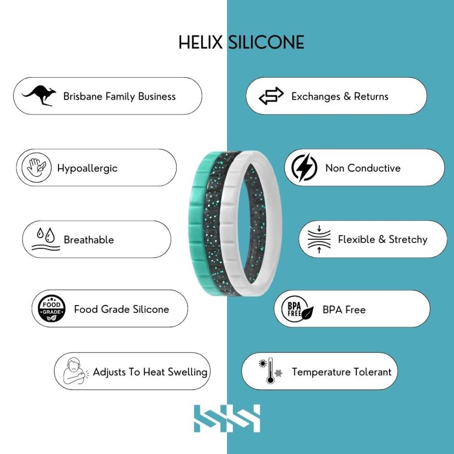 Tangle 3mm Navy Stackable Silicone Ring